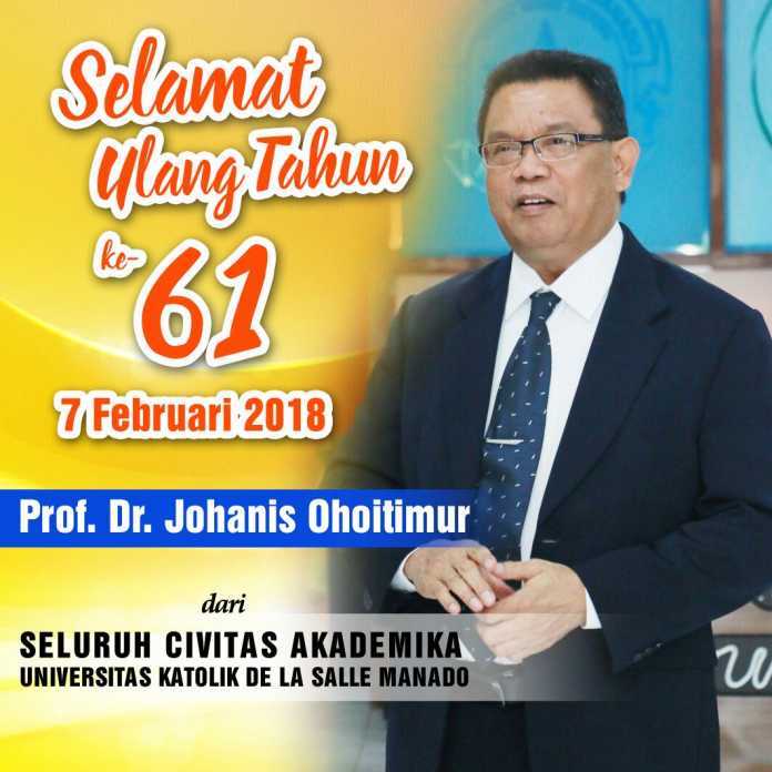 Perayaan Syukur HUT Rektor Ke- 61 Tahun Pater Yong – Semoga Kehadiran ...